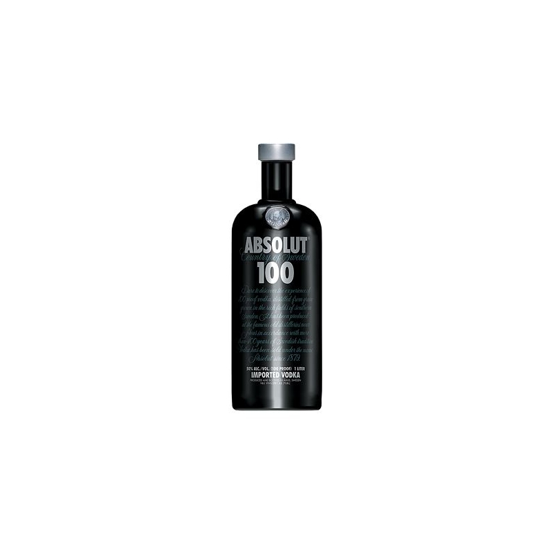 Absolut 100 - vodka suédoise - Les Caves Du Roy - caviste - Paris
