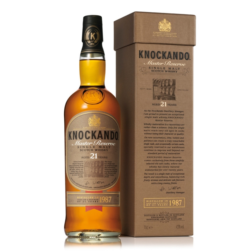 Knockando 21 ans - whisky écossais - caviste - Paris