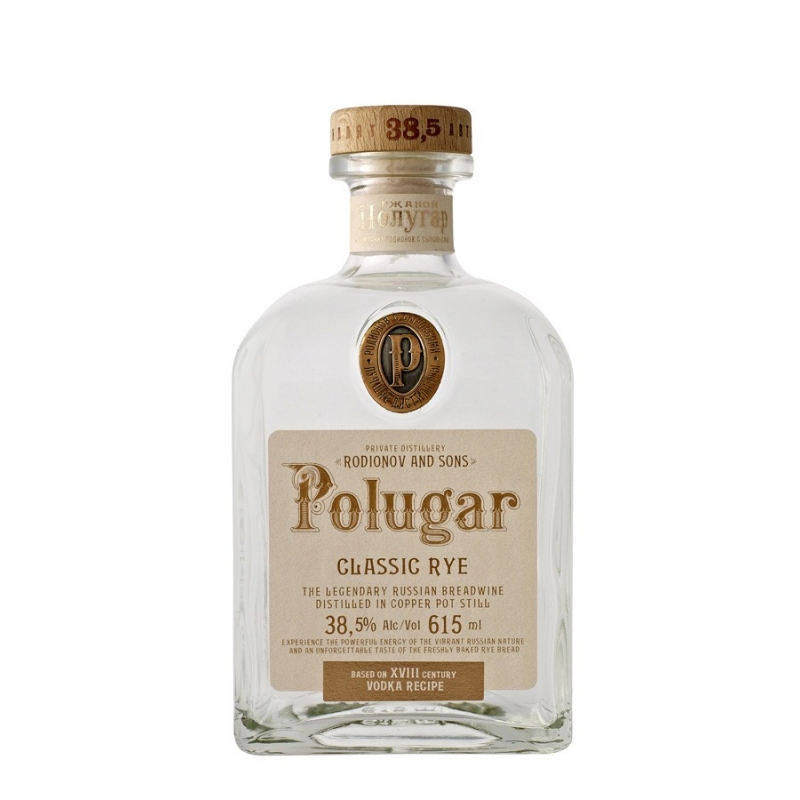 Polugar classic rye - vodka polonaise - caviste - Paris