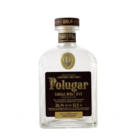 Polugar single malt rye-vodka polonaise-Les Caves Du Roy-caviste-Paris