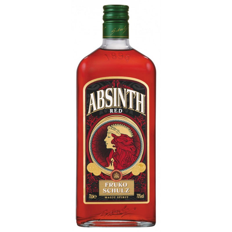 Absinth Schulz red - absinth Tchèque - Les Caves Du Roy - Paris