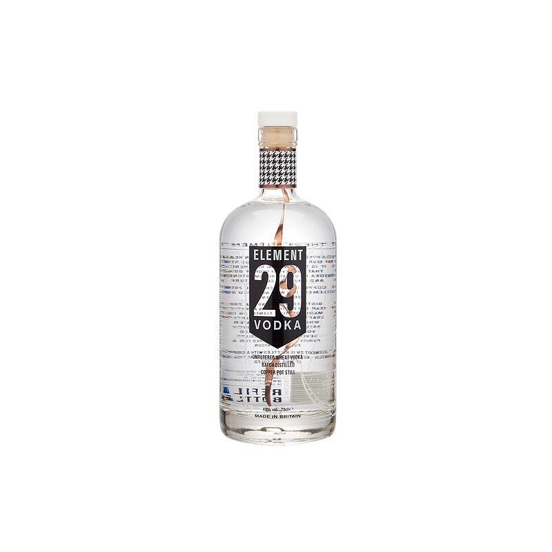 Element 29 - vodka anglaise - Les Caves Du Roy - caviste - Paris