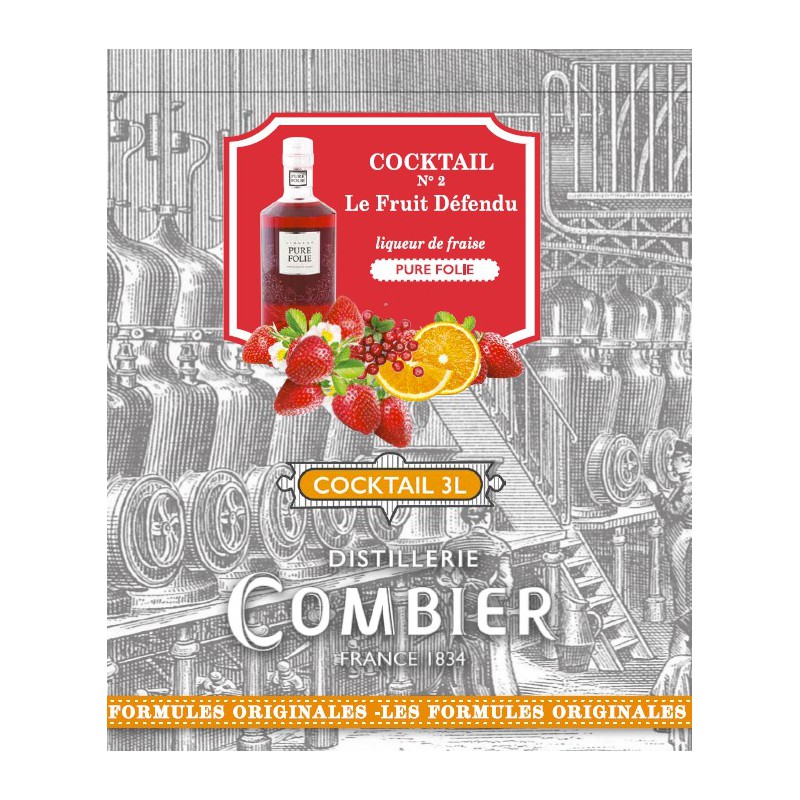 Cocktail BIB 3 litres - Combier - Liqueur Pure Folie - Les Caves Du Roy