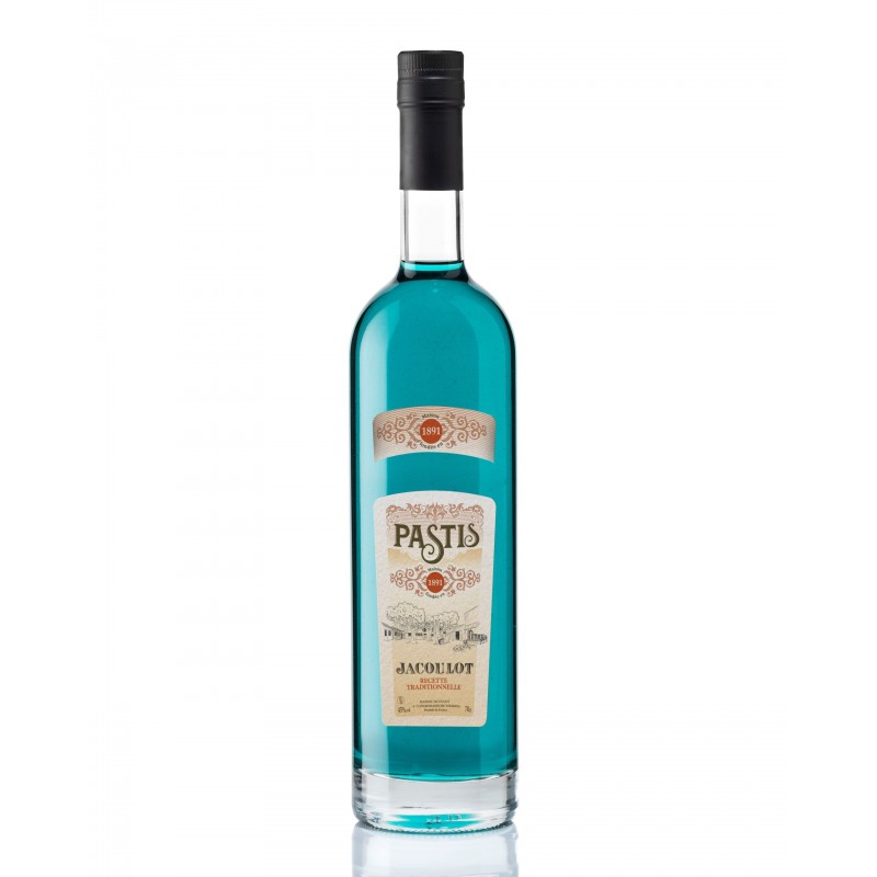 Pastis Bleu Jacoulot - Apéritif Francais - Les Caves Du Roy - Paris
