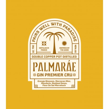 Palmarae - Gin premier cru - Les Caves Du Roy - Paris