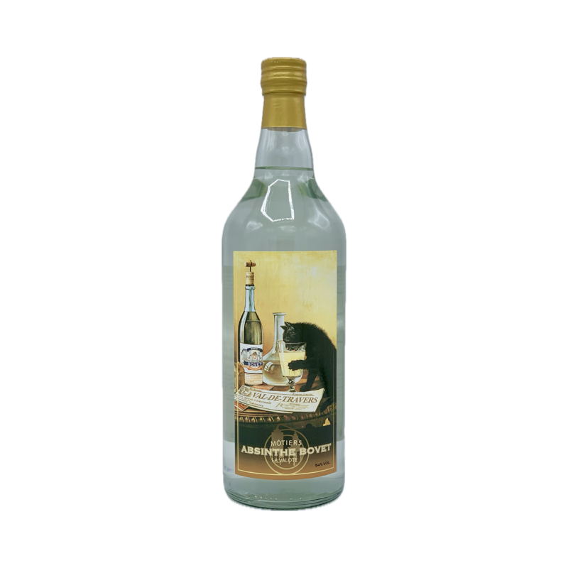 La Valote Bovet Le Chat - absinthe Suisse - Les Caves Du Roy - Paris